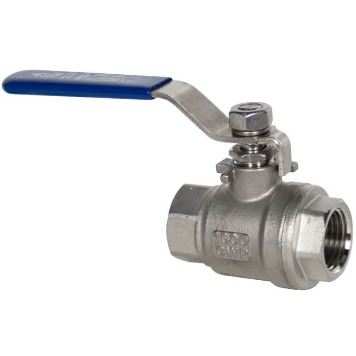 1/2" FNPT x FNPT 304 Stainless Steel Full-Port Ball Valve | Coyote Gear