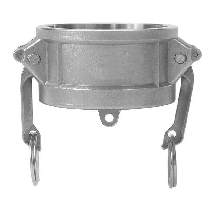 2" (Type DC) 316 Stainless Steel Camlock Dust Cap Fitting | Coyote Gear