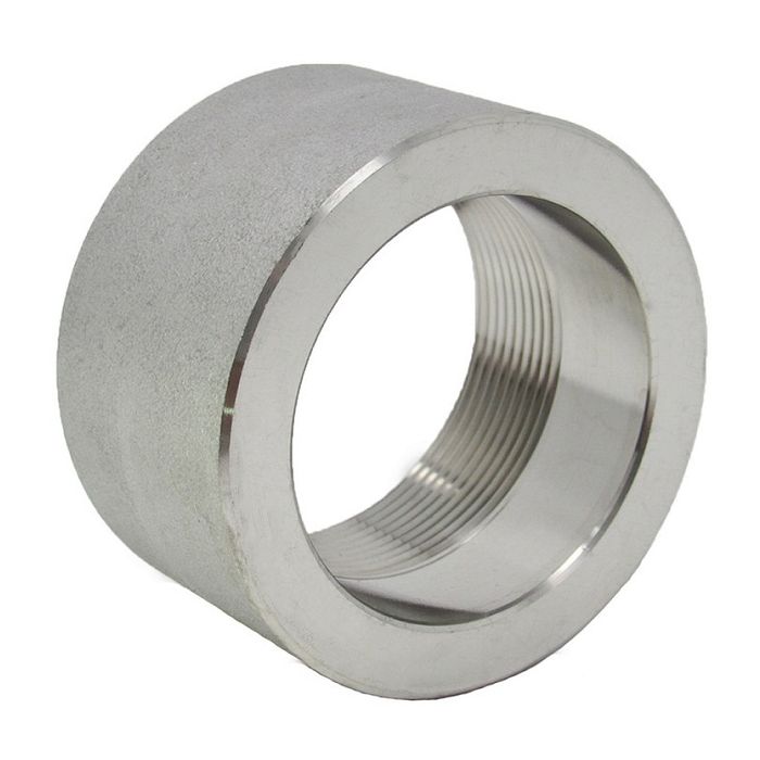 2" NPT Forged 304 Stainless Steel Half Coupling 3000# Fitting