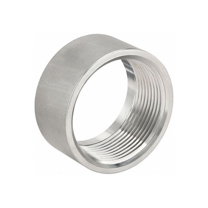 3" NPT 316 Stainless Steel Half Coupling 150# Fitting | Coyote Gear