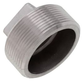 1-1/2" NPT 316 Stainless Steel Square Head Plug 150# Fitting | Coyote Gear