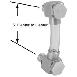 3" Flexible Vinyl Sight Tube Fluid Level Gauge | Coyote Gear