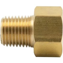 1/4" Inverted Flare Tube 7/16-24 Female Thread x 1/8 NPT Male Pipe ...