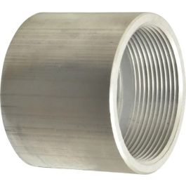 1-1/4" NPT Aluminum Full Coupling | Coyote Gear