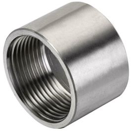 1/2" NPT Thread 304 Stainless Steel Half Coupling Weld Bung | Coyote Gear