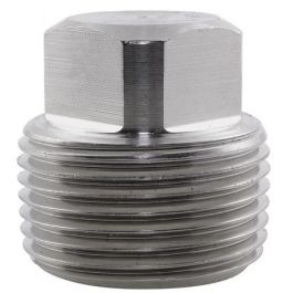 (High Pressure) 4" NPT 304 Forged Stainless Steel Square Head Plug 3000 ...