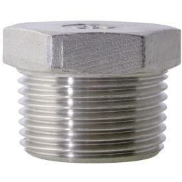 3/4" NPT 316 Stainless Steel Hex Head Plug 150# Fitting | Coyote Gear