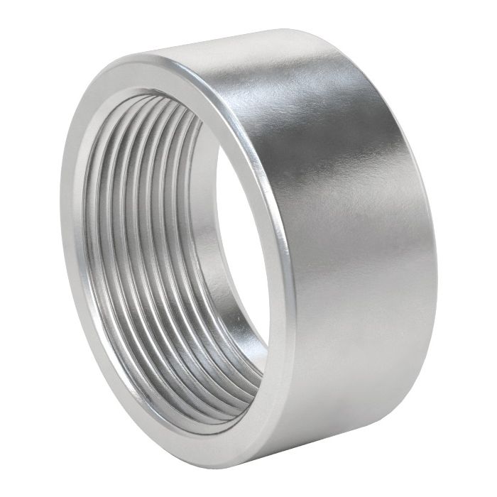 1-1/2" NPT Pipe Thread Aluminum Half Coupling | Coyote Gear