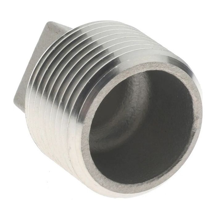 3/4" NPT 304 Stainless Steel Square Head Plug 150# Fitting | Coyote Gear