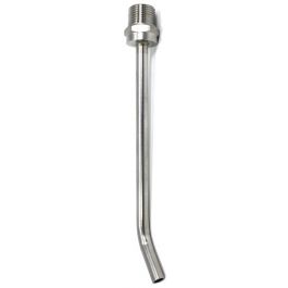 8" Length 3/8" OD Tube 1/2" NPT Male Thread 304 Stainless Steel Pickup Tube