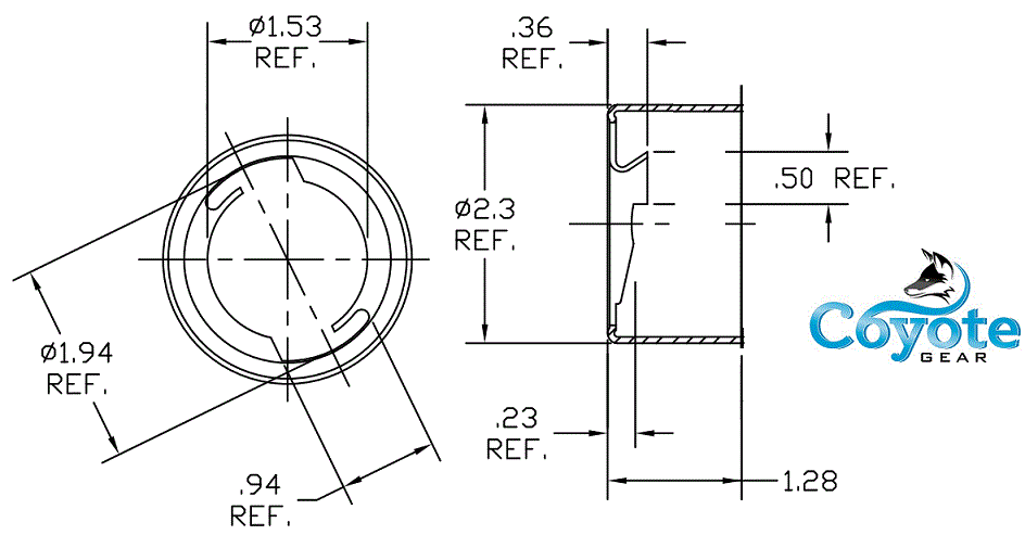 Aluminum Weld-In Fuel Tank Filler Neck | 228 Series | Made in the USA ...